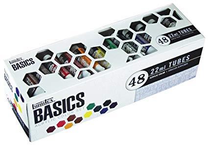 Liquitex Basics Acrylic Color Set (48 Pack)
