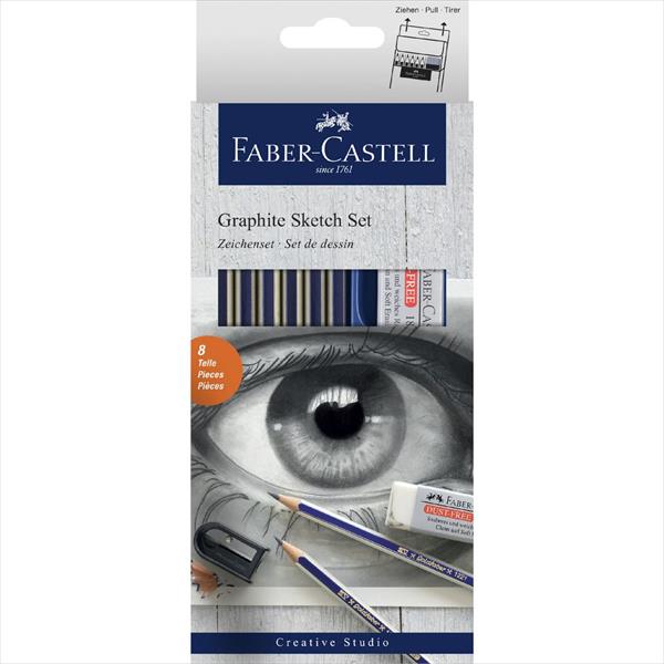 Faber-Castell Graphite Sketch Set (8 Pack)