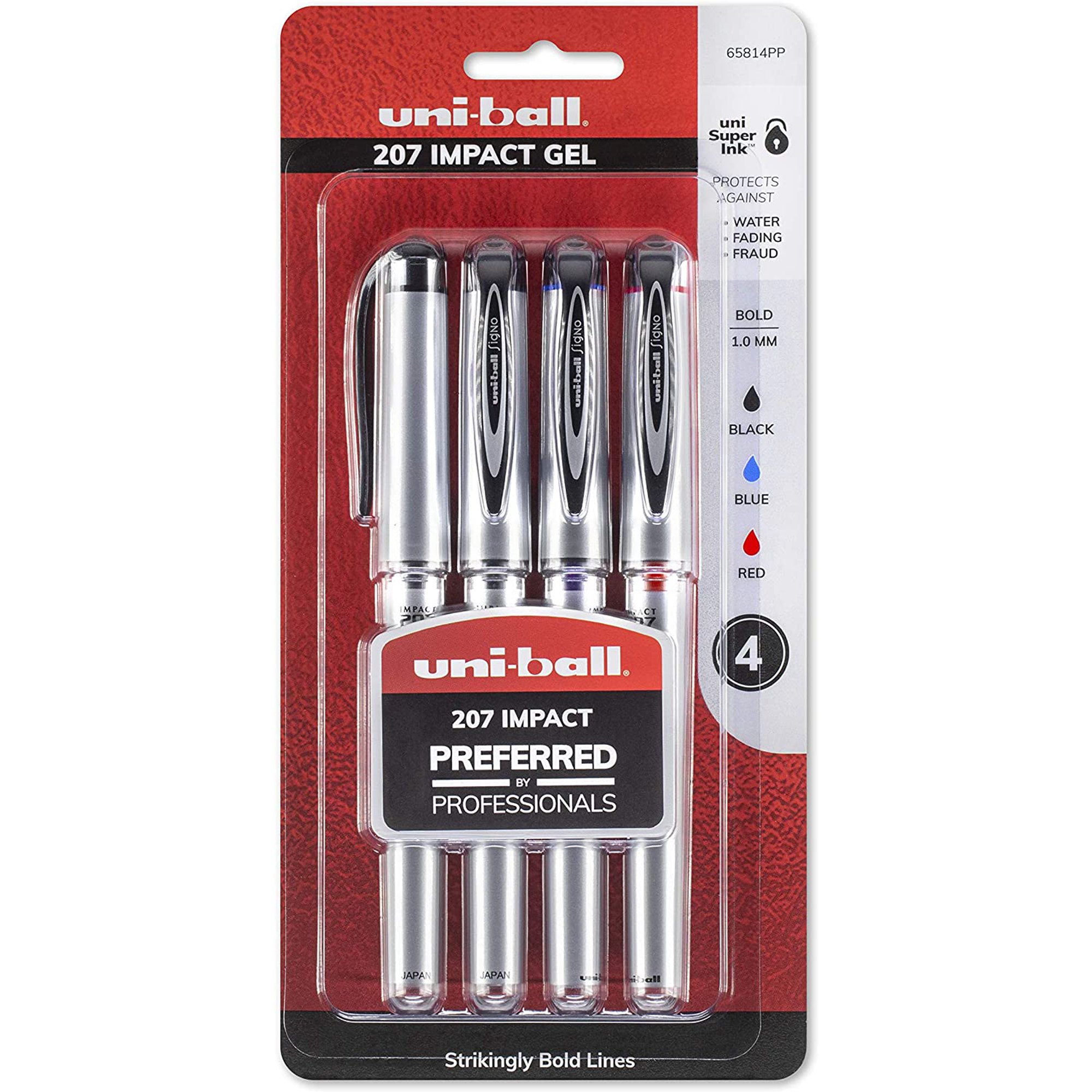 Uni-ball 207 Impact Gel Pen Set