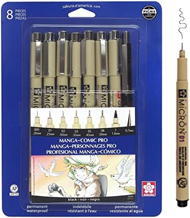 Micron Manga-Comic Pro Set